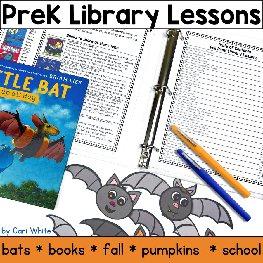 Pre-Kindergarten Autumn Read-aloud Library Lessons | Librarians Teach