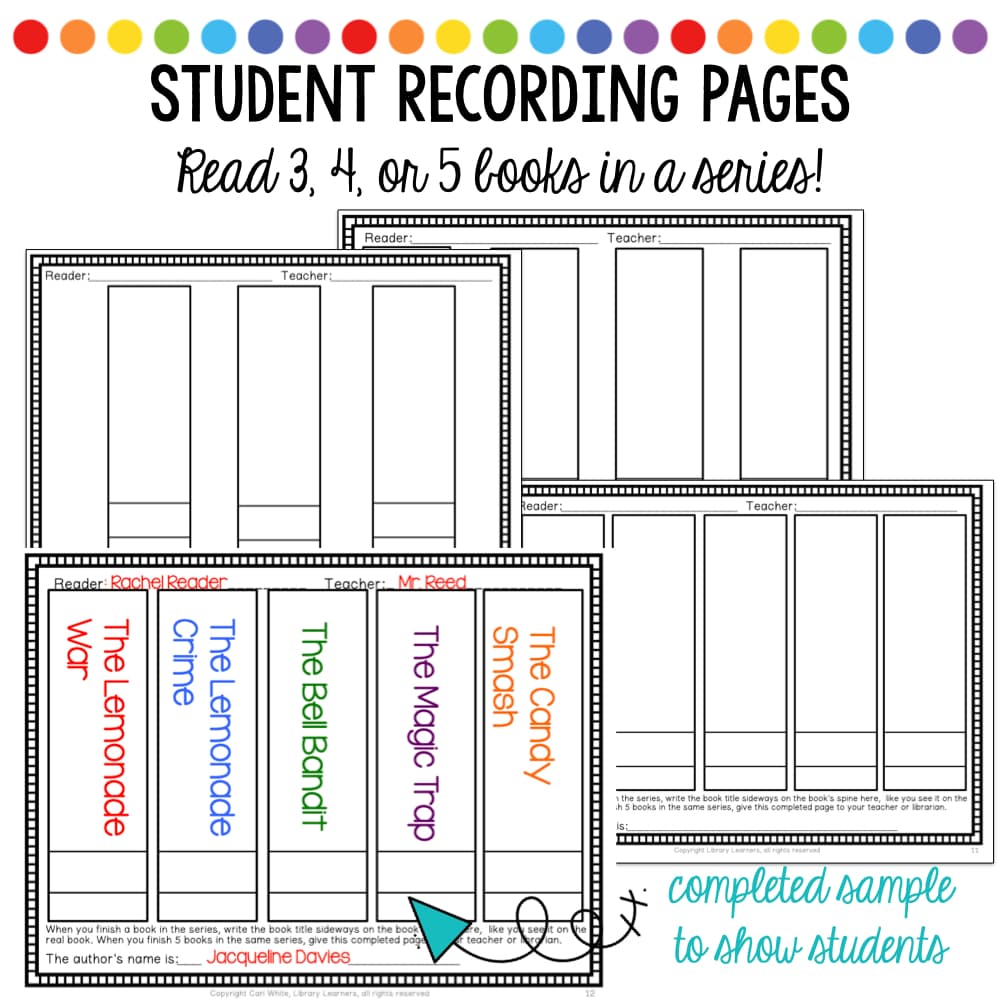 Reading Challenge for Fourth Grade Chapter Book Series | Librarians Teach