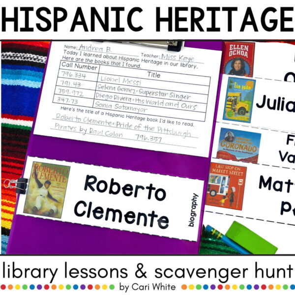 Hispanic Heritage Scavenger Hunt and Research Activities | Librarians Teach