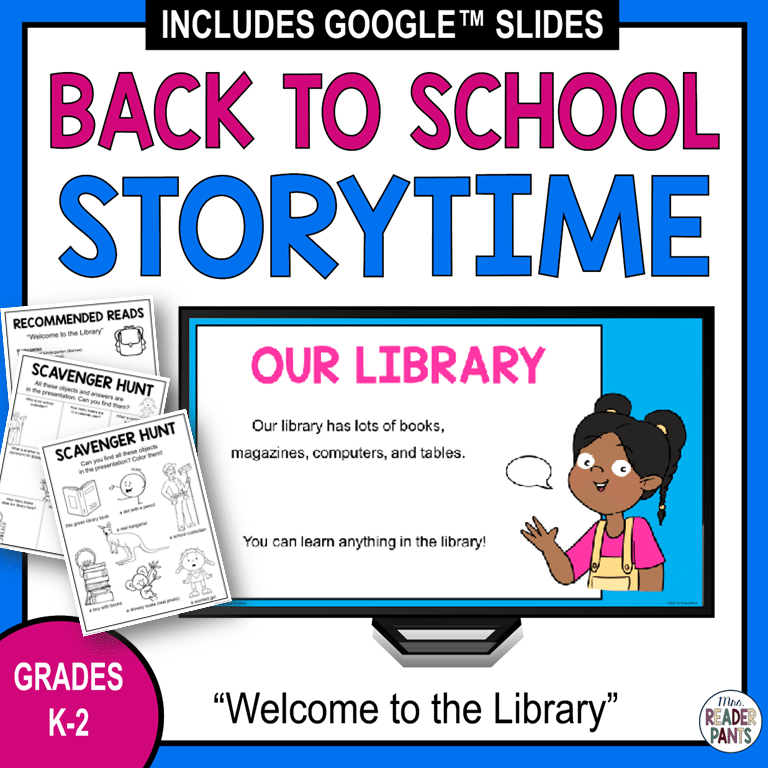 Welcome to the Library Back to School Storytime Lesson | Librarians Teach