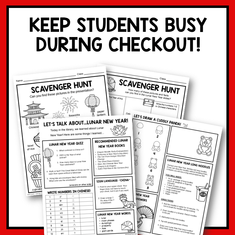 Chinese Lunar New Year Elementary Lesson | Librarians Teach