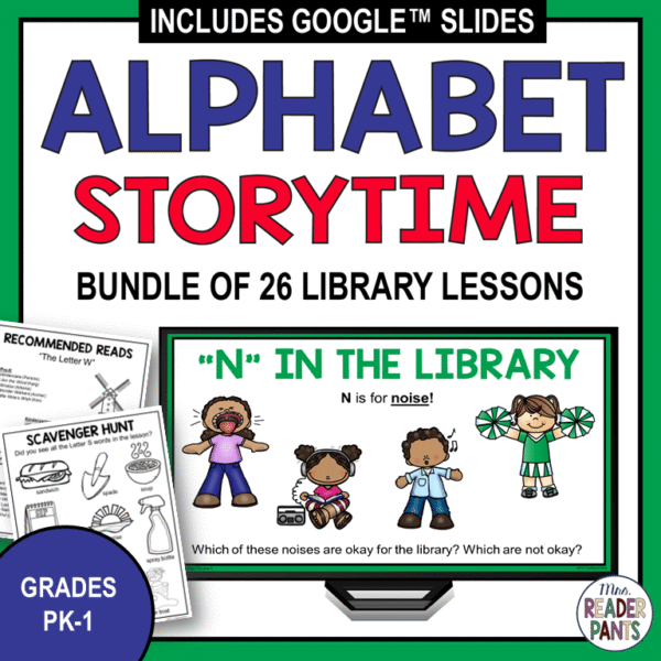 Alphabet Storytime Lessons Bundle for All 26 Letters | Librarians Teach
