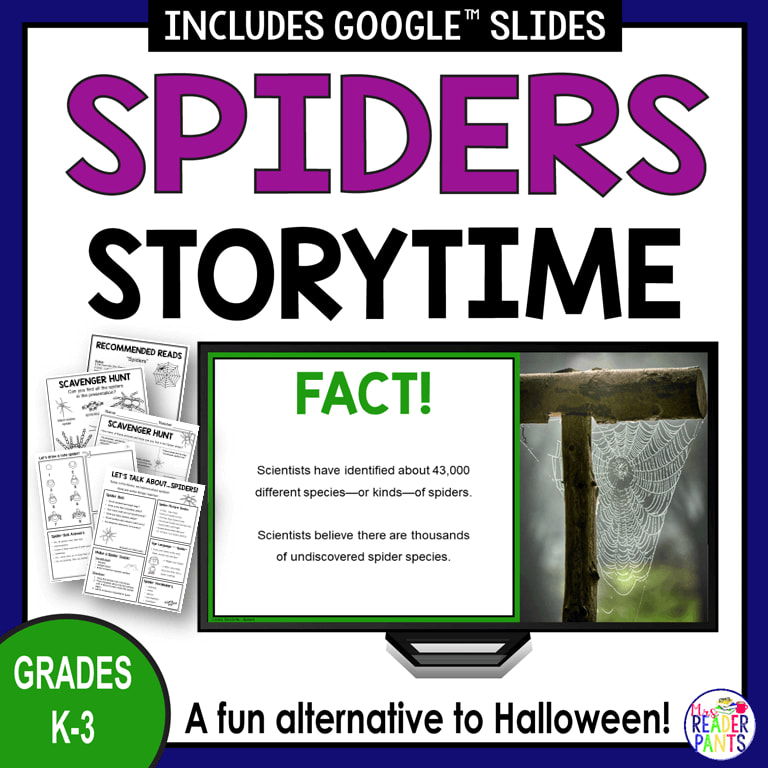 Spiders Storytime Lesson and Scavenger Hunts | Librarians Teach