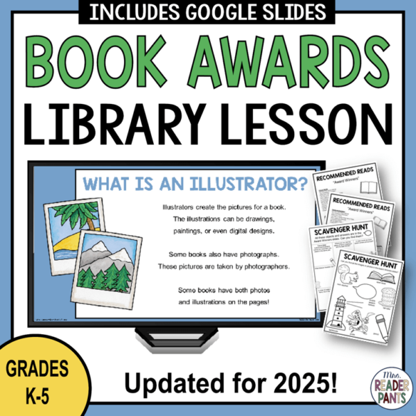 Book Awards Elementary Library Lesson | Librarians Teach