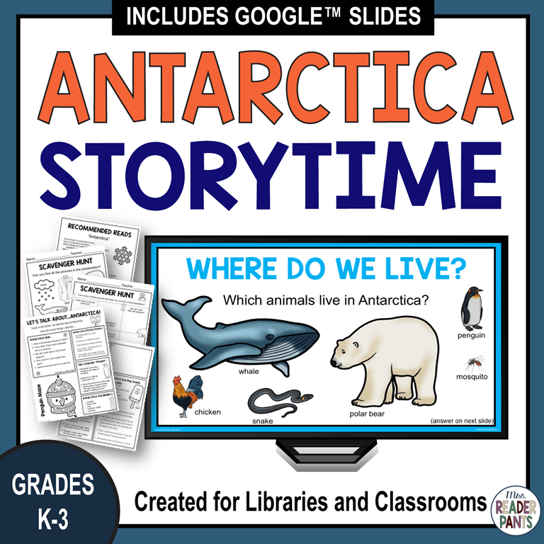 Antarctica Storytime Elementary Lesson | Librarians Teach