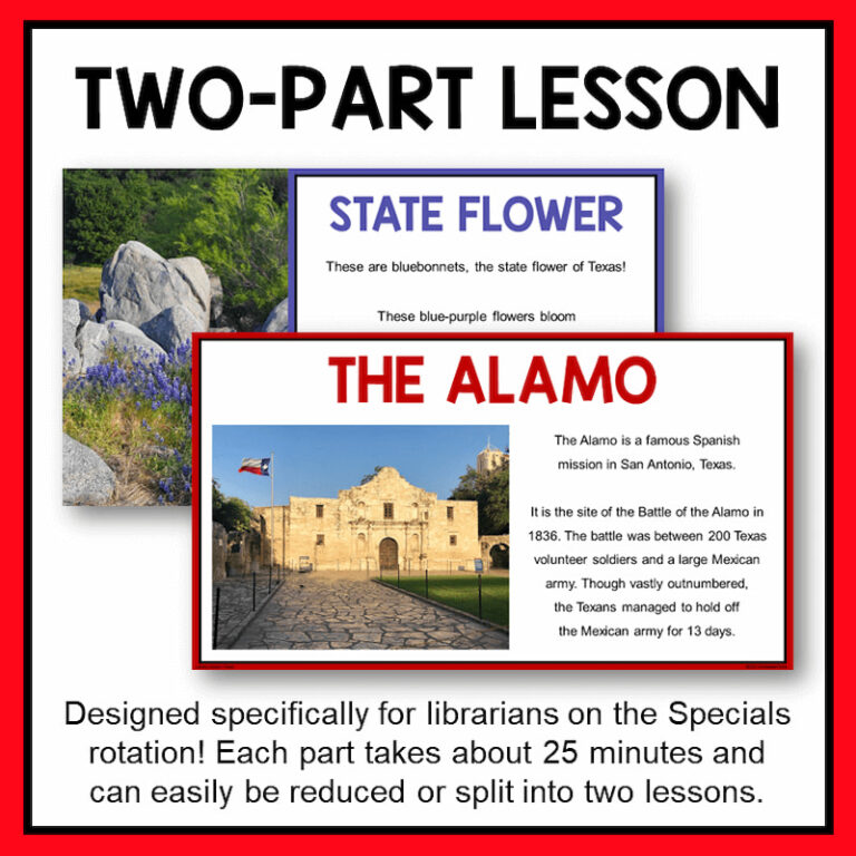 Texas State Library Lesson and Scavenger Hunt | Librarians Teach