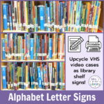 Library Shelf Signs BUNDLE with Pictures for Easy Browsing | Librarians ...