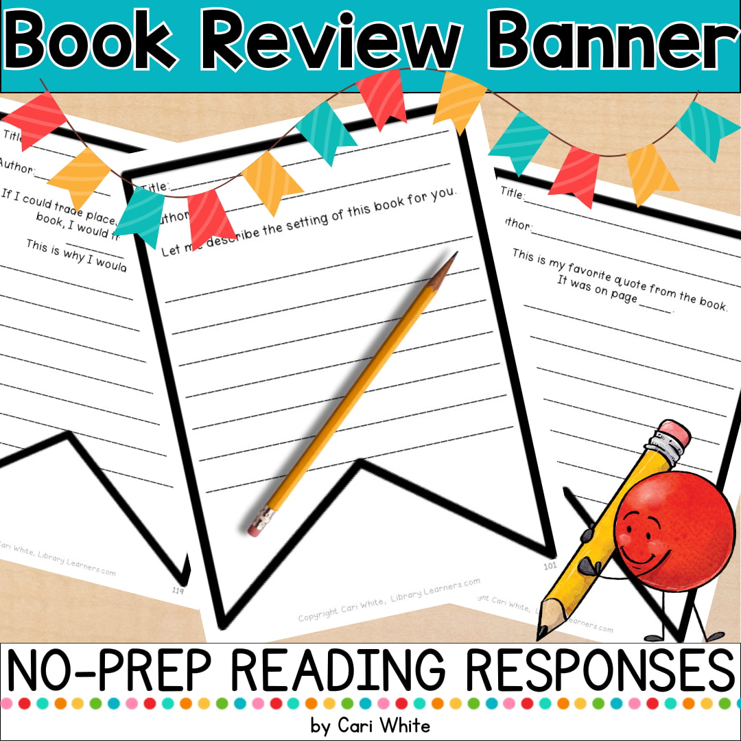 Book Review Writing Banners and Pennants Library Center | Librarians Teach