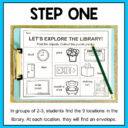 Library Orientation Scavenger Hunt for Grades K-2 or ELL | Librarians Teach