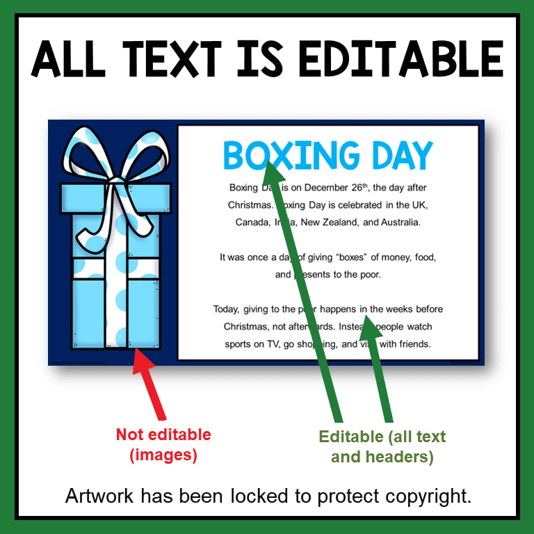 December Holidays Digital Bulletin Board for Secondary | Librarians Teach
