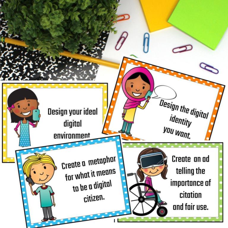 No-Prep Digital Citizenship Makerspace Activity Task Cards | Librarians ...