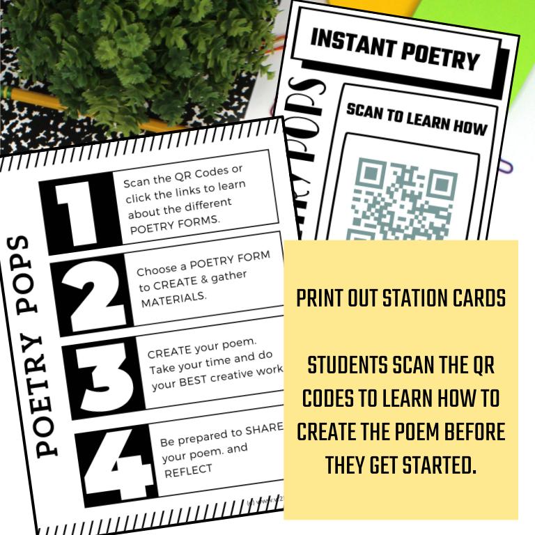 No-Prep Digital Poetry Makerspace Activities | Librarians Teach
