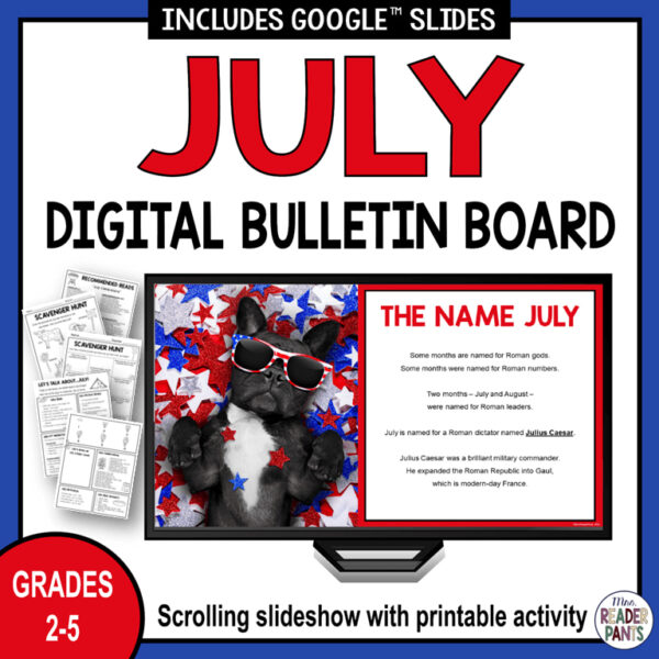 Monthly Holidays Digital Bulletin Board & Scavenger Hunts BUNDLE for ...