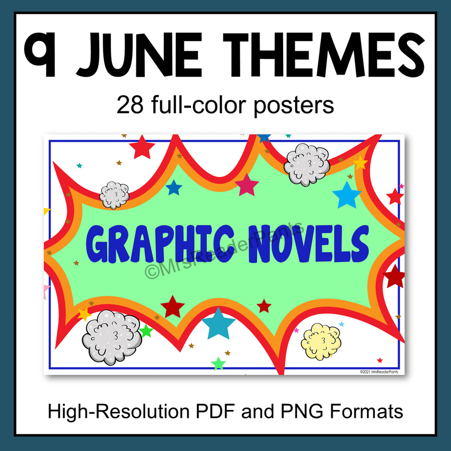 June Book Display Posters and Read-alike Bookmarks | Librarians Teach