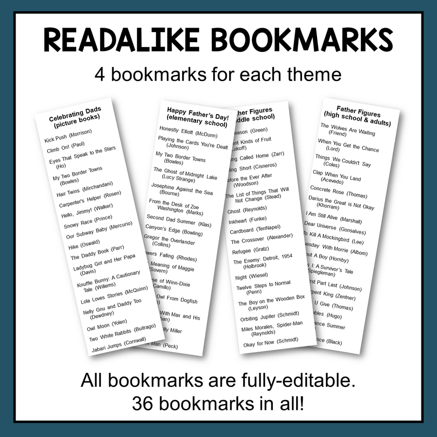 June Book Display Posters and Read-alike Bookmarks | Librarians Teach