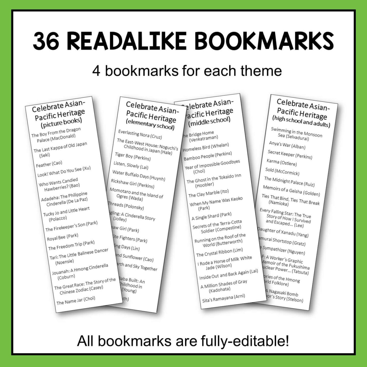 May Book Display Posters and Read-alike Bookmarks | Librarians Teach