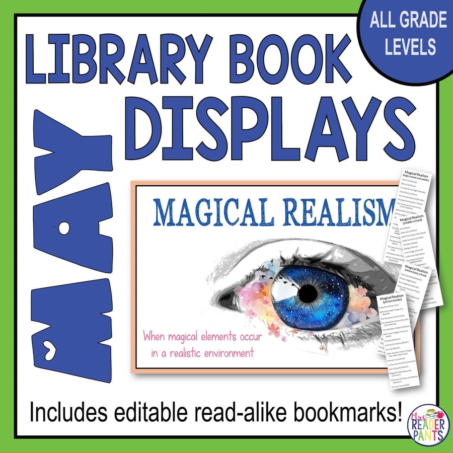 March Book Display Posters and Read-alike Bookmarks | Librarians Teach