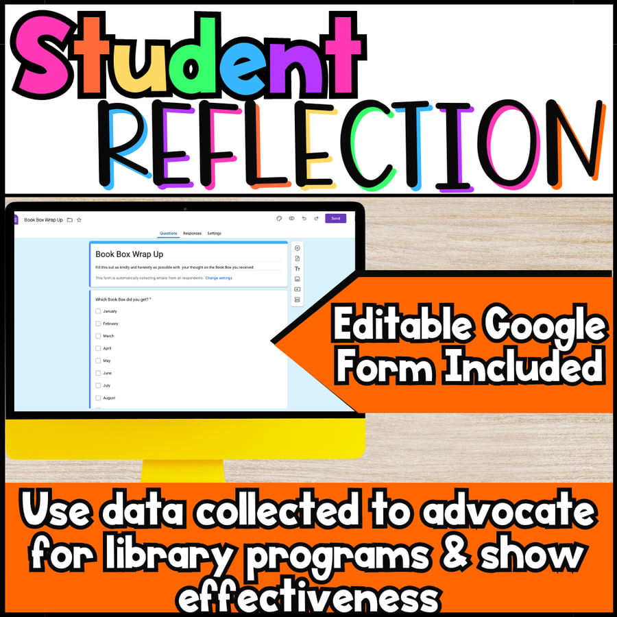 Year-long Library Program: Book Box Subscription BUNDLE for Middle ...