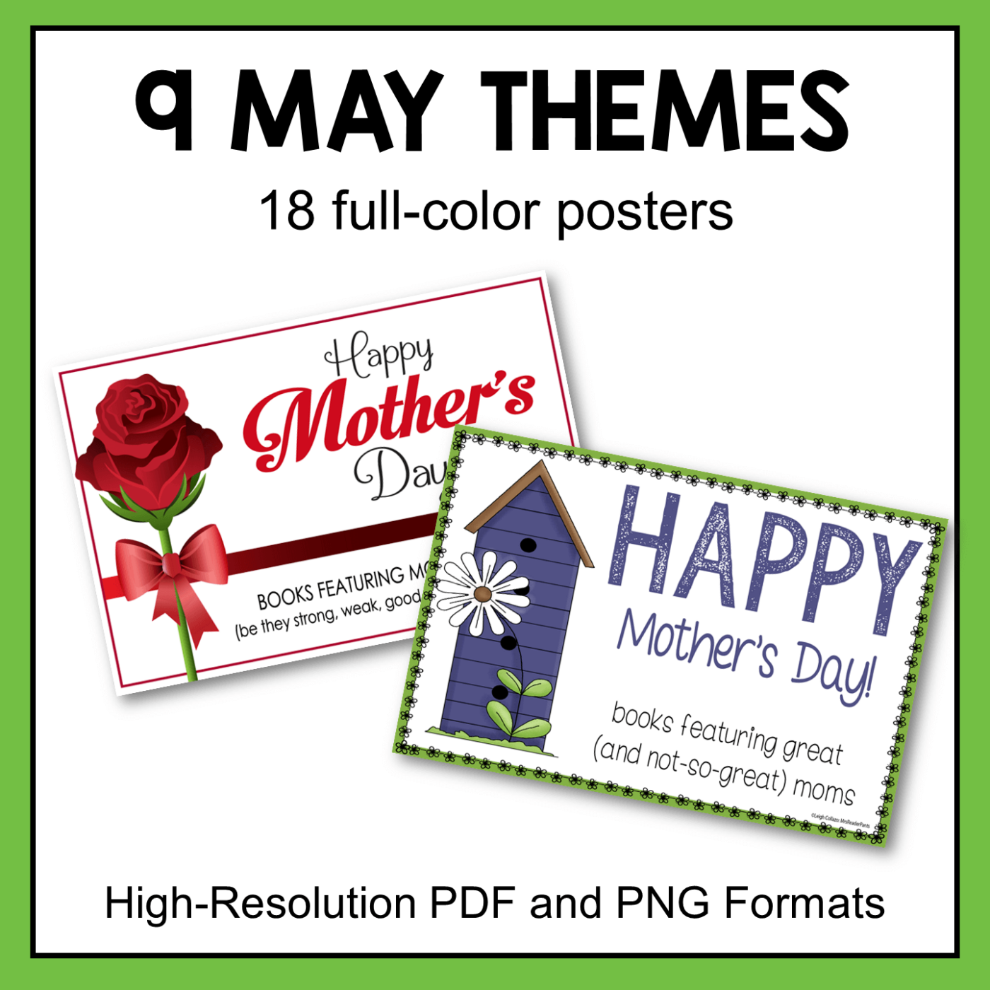 May Book Display Posters and Read-alike Bookmarks | Librarians Teach