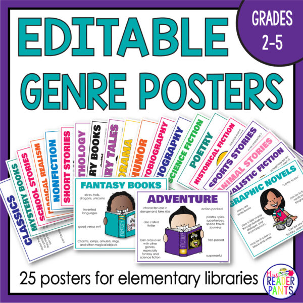 Elementary Genre Definition Posters | Librarians Teach