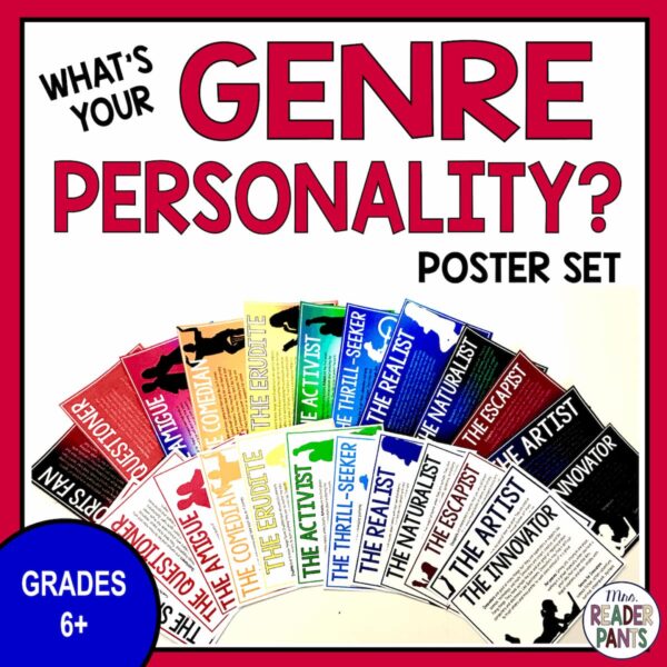 What's Your Genre Personality Poster Set for Secondary | Librarians Teach