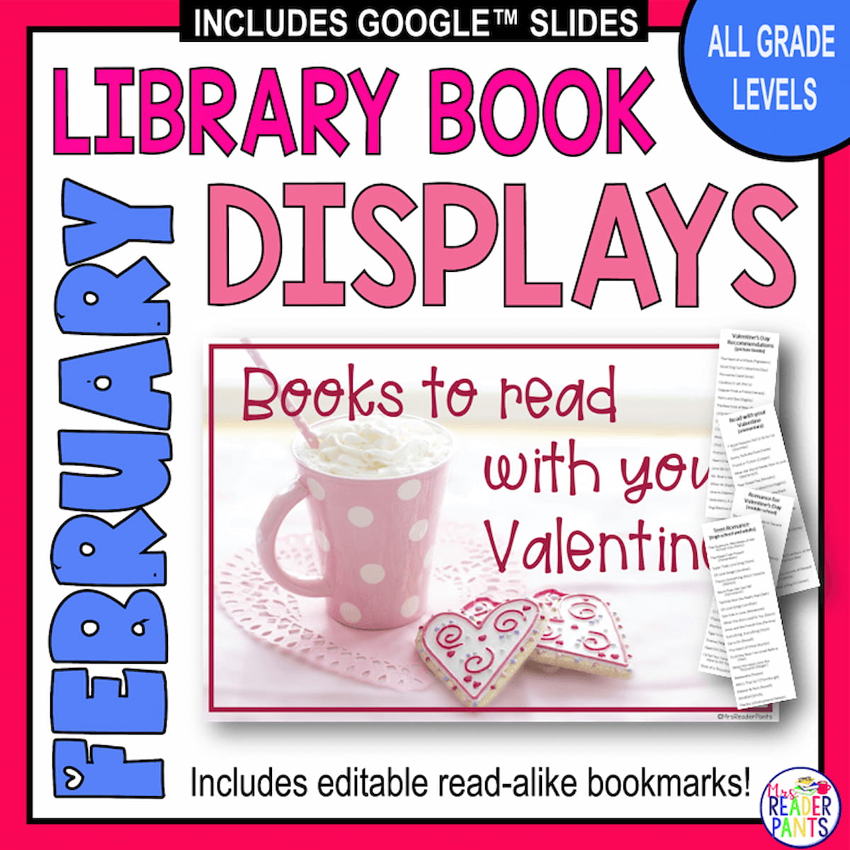 February Book Display Posters and Read-alike Bookmarks | Librarians Teach