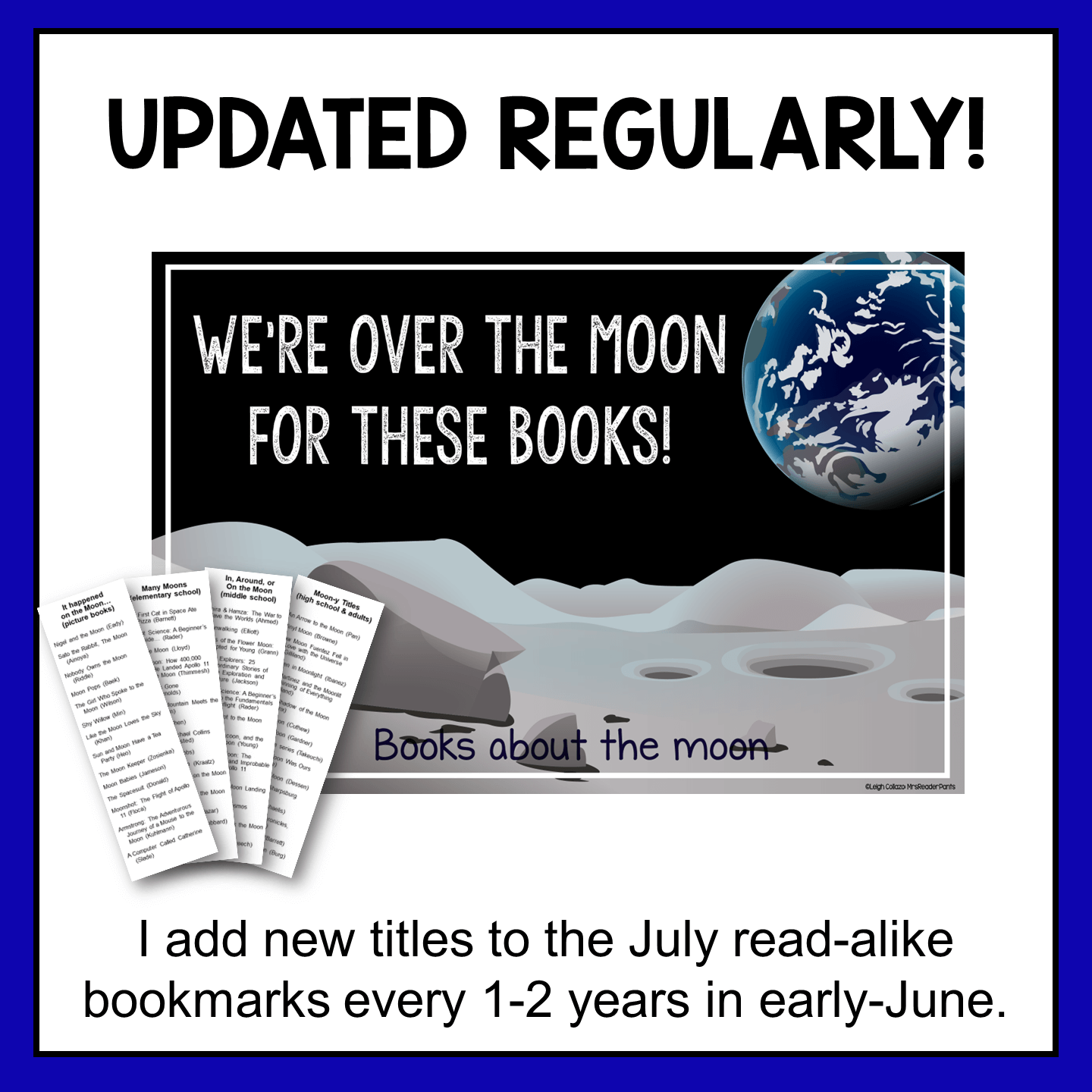July Book Display Posters and Read-alike Bookmarks | Librarians Teach