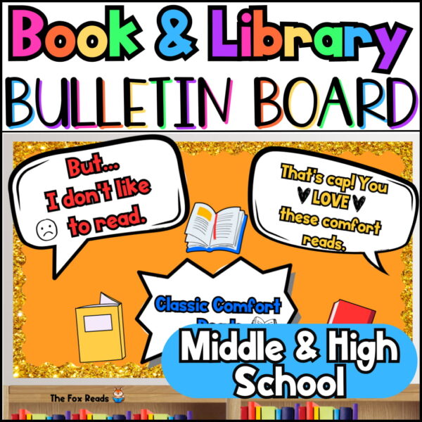Comfort Reads Bulletin Board Kit for Middle and High School ...