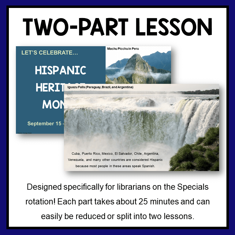 Hispanic Heritage Month Elementary Lesson and Scavenger Hunts ...