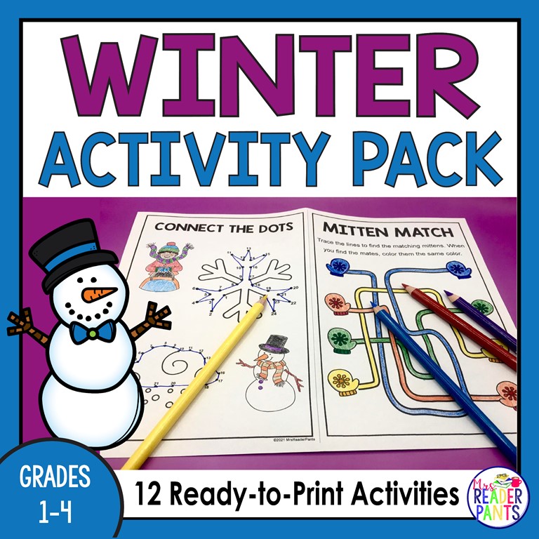 Early Finisher Printable Activities Bundle for Elementary | Librarians ...