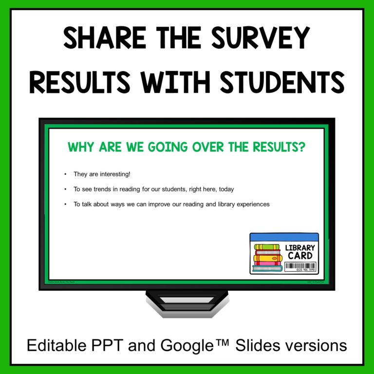 Secondary Reading Interest Survey | Librarians Teach