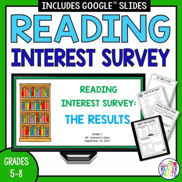 Secondary Reading Interest Survey | Librarians Teach