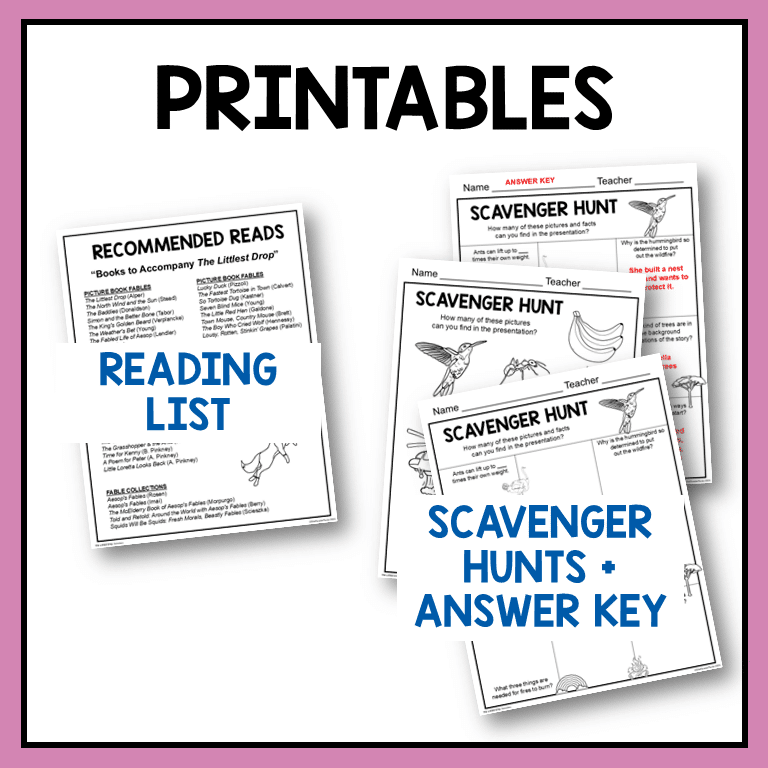 Picture Book Lesson for The Littlest Drop by Sascha Alper | Librarians ...