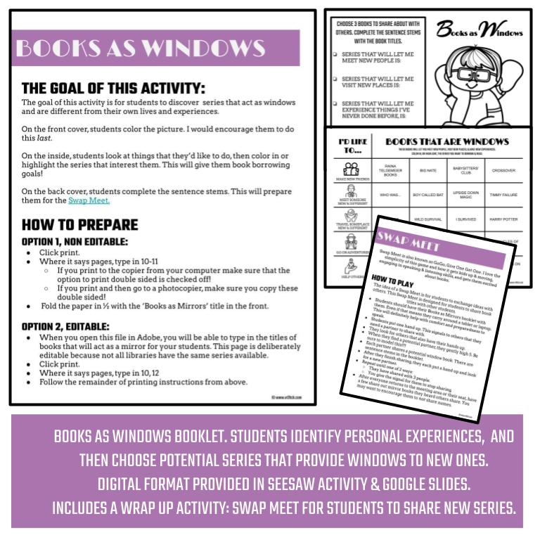 Books as Windows Lesson and Activities for 4th Grade | Librarians Teach