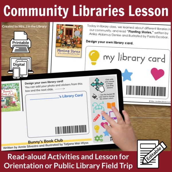 Library Orientation Read-aloud Activities & Lessons BUNDLE for ...