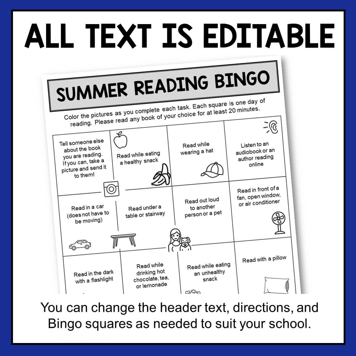 Elementary Summer Reading Bingo Challenge & Book Lists | Librarians Teach