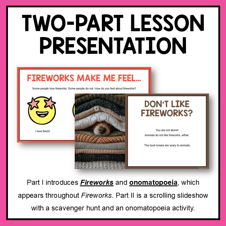 Picture Book Lesson for Fireworks by Matthew Burgess | Librarians Teach