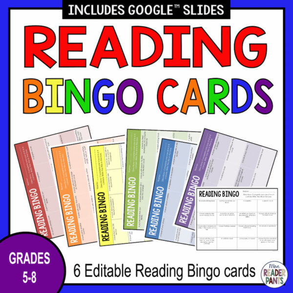 Middle School Book Bingo Reading Challenge | Librarians Teach